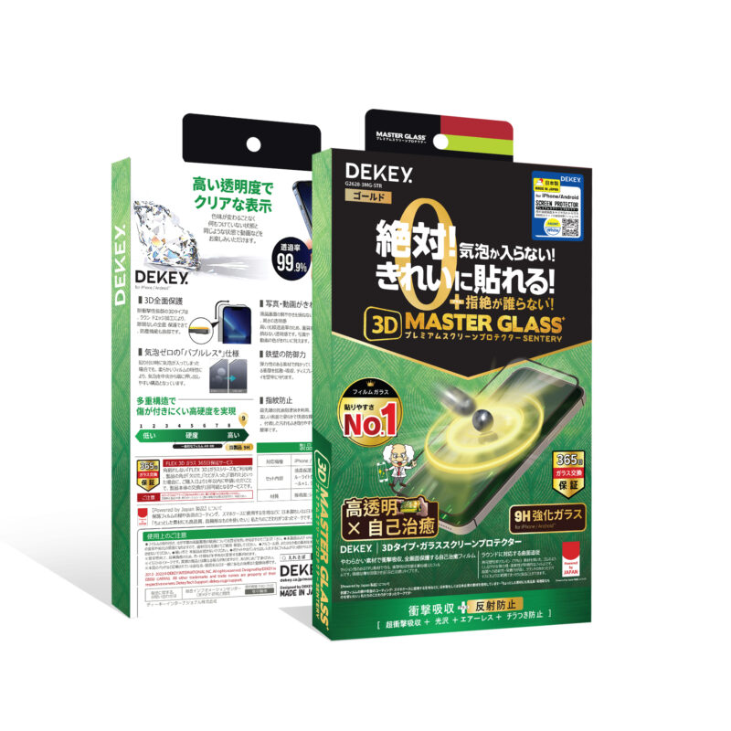 DEKEY mới cho ra mắt dòng miếng dán cường lực 3D Master Glass Sentery ...