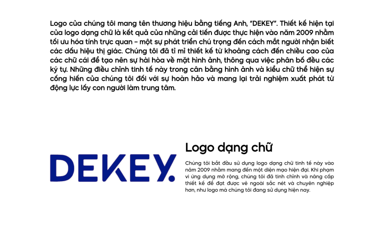 Logo | Nhận diện thương hiệu | Giới thiệu về chúng tôi | DEKEY Việt Nam ...
