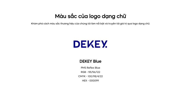 Logo | Nhận diện thương hiệu | Giới thiệu về chúng tôi | DEKEY Việt Nam ...